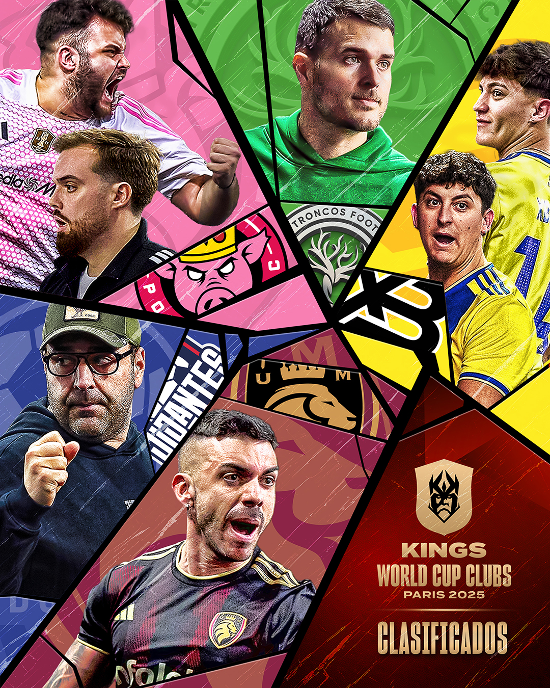 Teams from Kings League Spain in the KWC Clubs 2025 | Kings World Cup Clubs