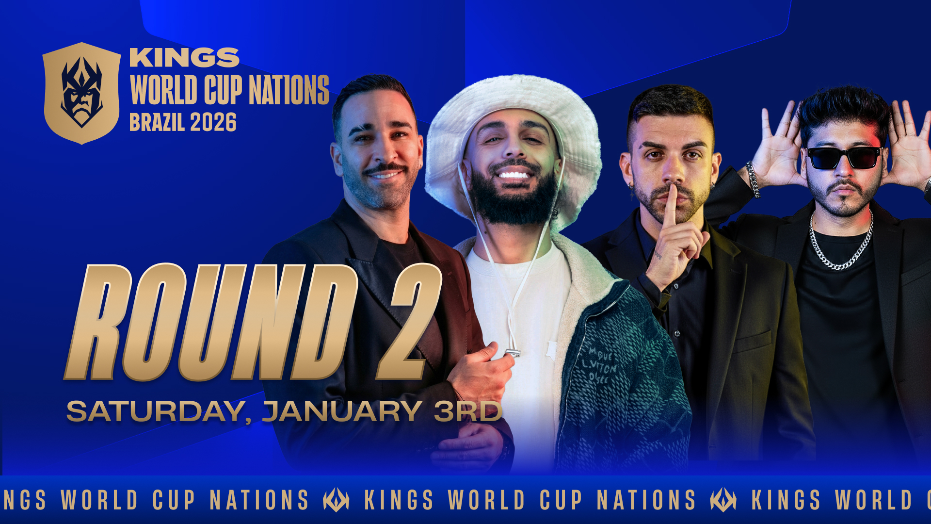 Confira os horários da Rodada 2 da Kings World Cup Nations 2026 | Kings ...